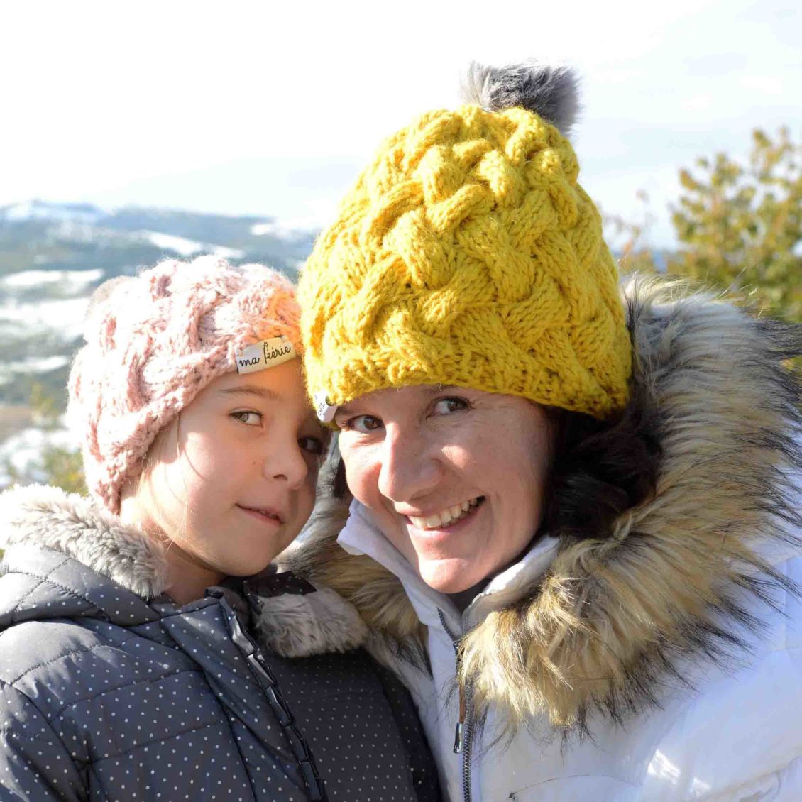 Bonnet neige - ma féérie : le tricot tendance et facile
